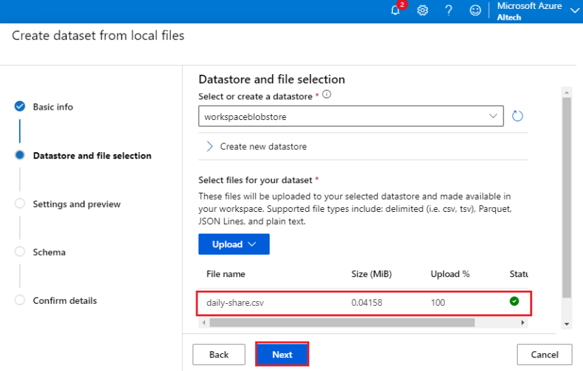 How To Create Azure Machine Learning Datasets
